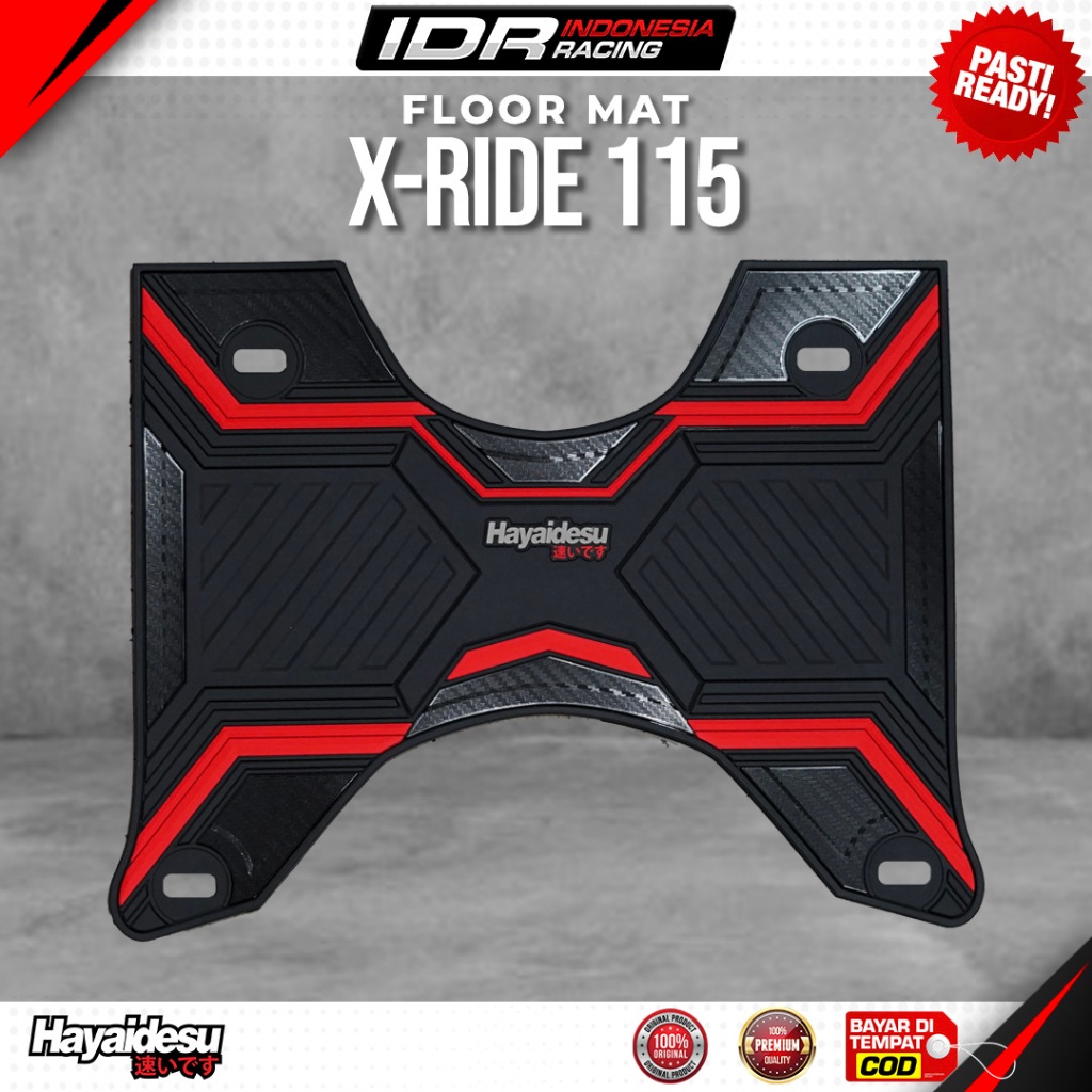 Jual Karpet Motor XRIDE 115 Hayaidesu Floor Mat | Shopee Indonesia