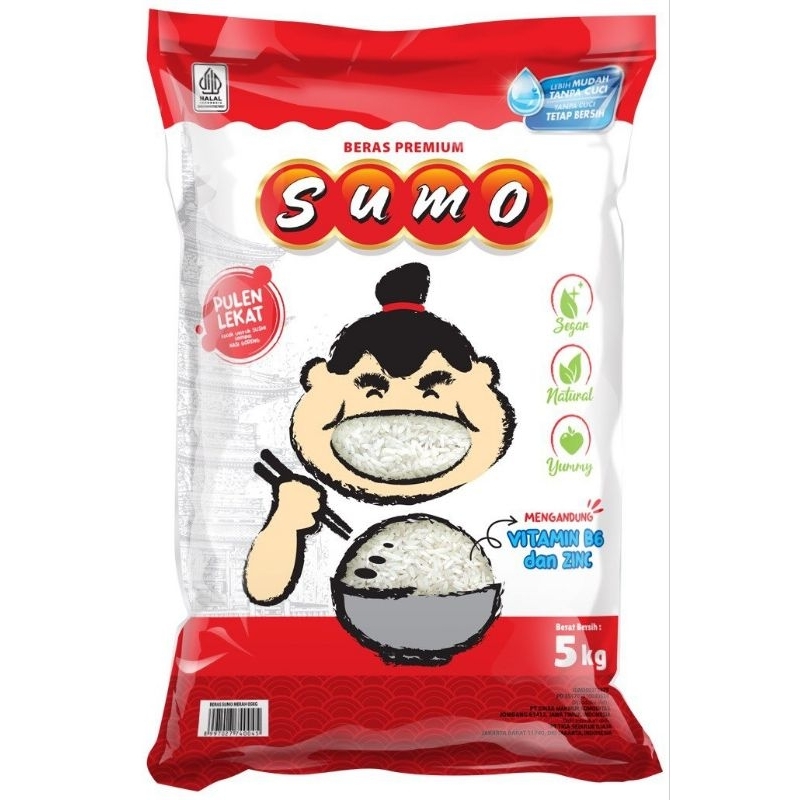 Jual Beras Sumo Merah Premium Varian Baru 5kg | Shopee Indonesia