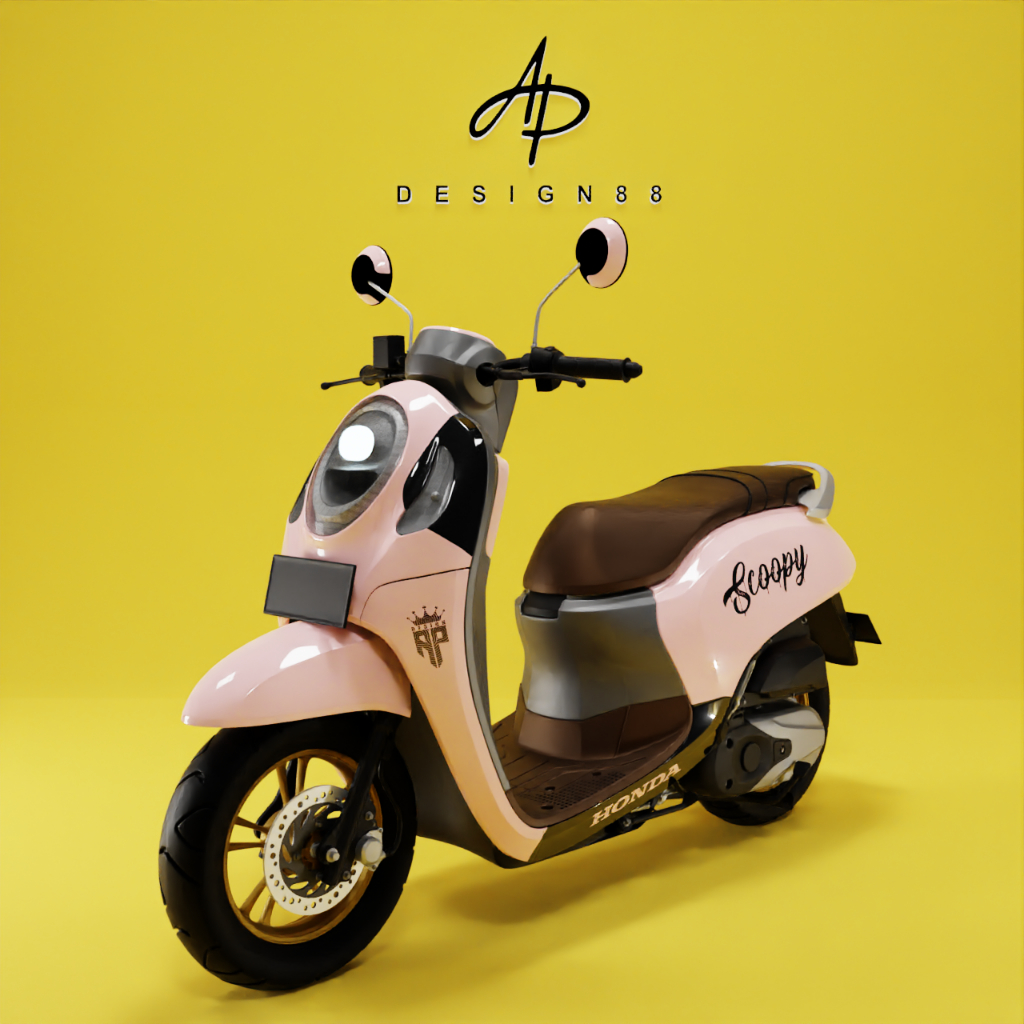 Jual ap design88 decal sticker motif nama untuk smua tahun scopy ...