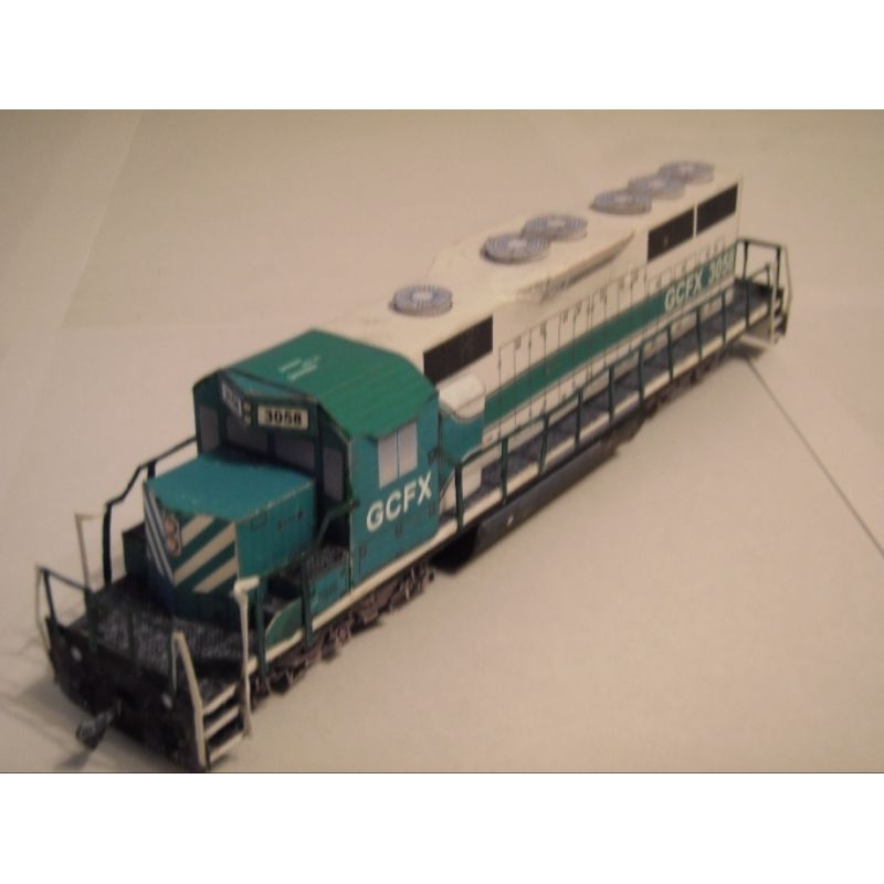 Jual Lembaran pola papercraft Lokomotif diesel GCFX (2OP-B5) | Shopee ...
