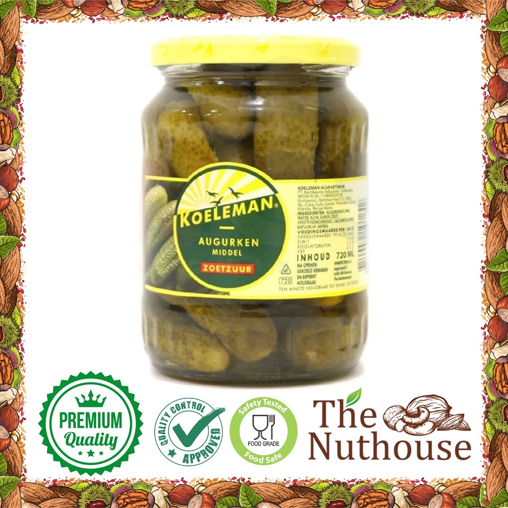 Jual Koeleman Augurken Middel Zoetzuur / Dill Gerkins Pickles / Acar ...