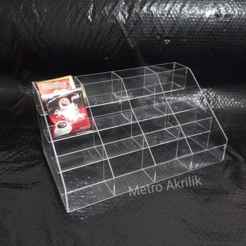 Jual Rak kopi sachet/akrilik display kopi | Shopee Indonesia