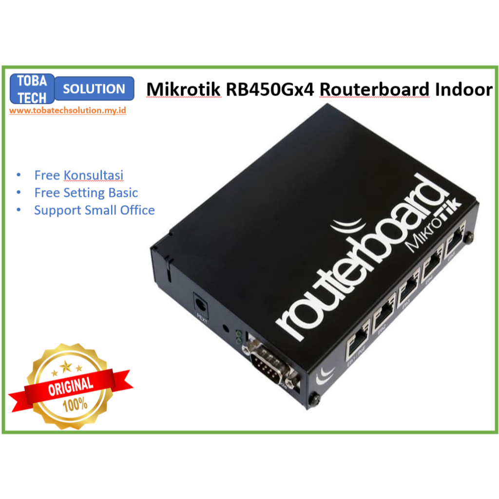 Jual Mikrotik RB450Gx4 Routerboard Indoor - Black | Shopee Indonesia