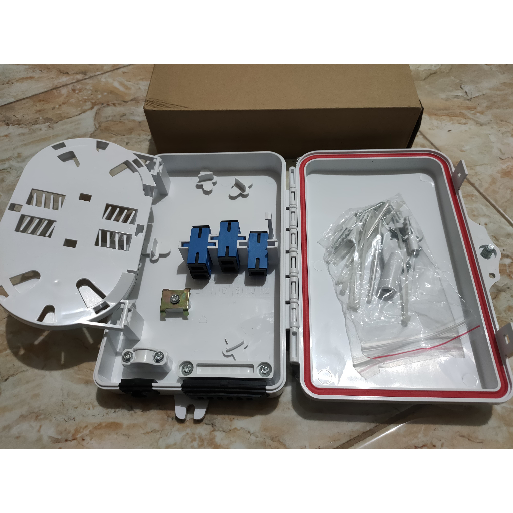 Jual ODP Mini 4Core Jolink + Adapter Biru SC/UPC | Shopee Indonesia