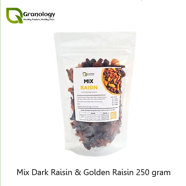 Jual Mix Raisin 250 gram (Dark Raisin & Golden Raisin) | Shopee Indonesia