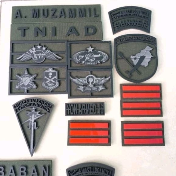 Jual Armoryelite Patch Laser Full Set PDL Bripet PDH Bahan Acrilik ...