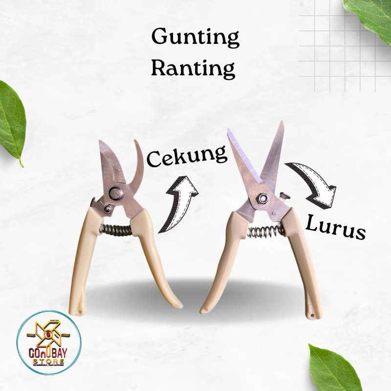 Jual Gunting Taman Bahan Baja Pemotong Dahan Ranting dan Buah Pemotong ...
