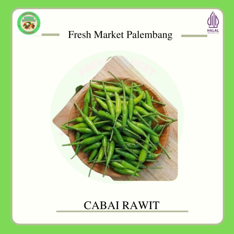Jual Cabai rawit/rawet hijau -Fresh Market- '' instan '' | Shopee Indonesia