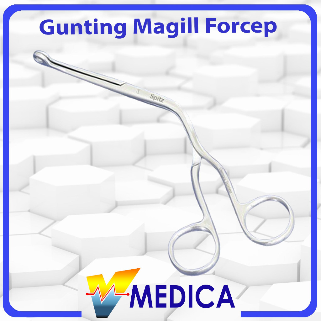 Jual Alat medis Magill Catheter Introducing Forcep 20cm / Magill Forcep ...