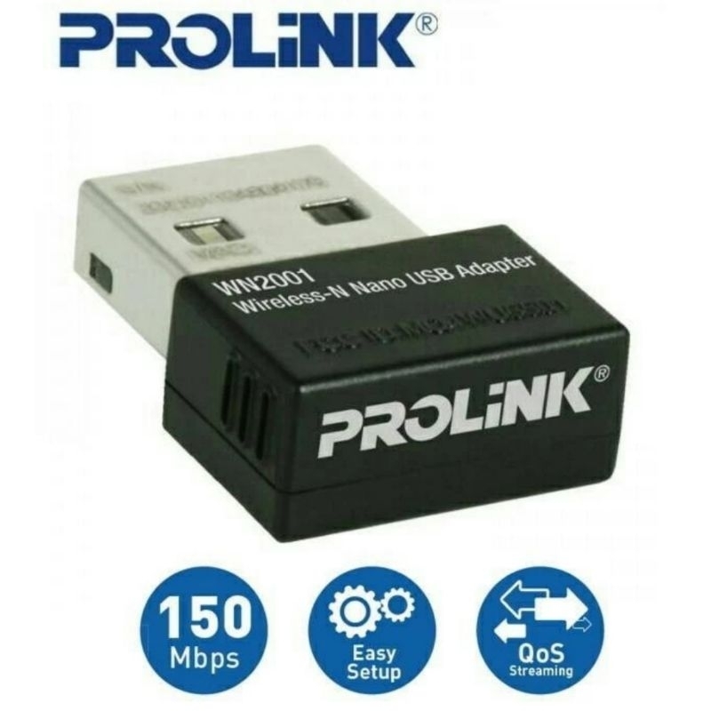 Jual PROLINK USB WIFI WN2001 WIRELESS N USB ADAPTER 150Mbps | Shopee ...