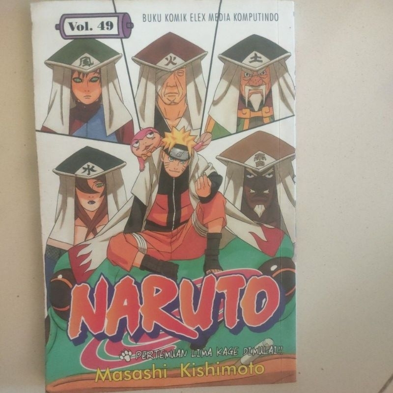 Jual Buku Komik Naruto Vol.49 ( Pertemuan Lima Kage Dimulai) | Shopee Indonesia