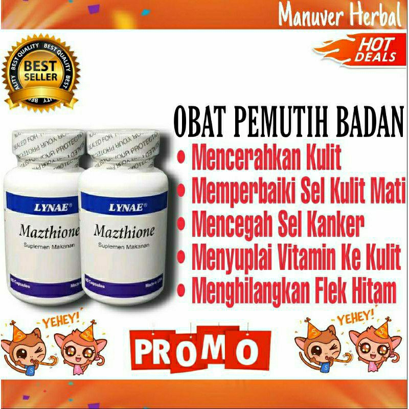Jual LYNAE MAZTHIONE ASLI 100% ORIGINAL OBAT PEMUTIH BADAN WAJAH ANTI AGING KERIPUT MENGATASI ...