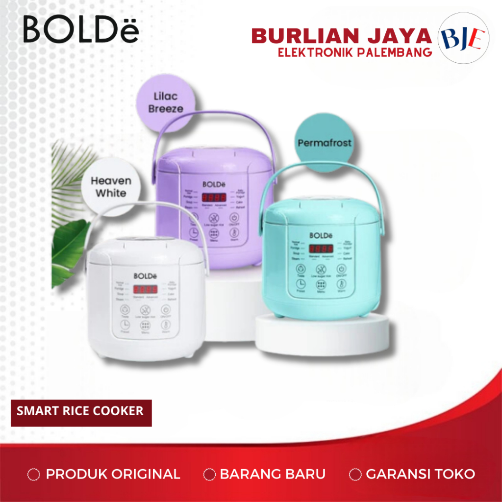Jual BOLDe SMART LESS SUGAR DIGITAL RICE COOKER PALEMBANG SMART DIGITAL ...