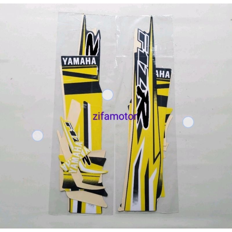 Jual stiker sticker seticker pres motor Yamaha fiz r FIZ R warna kuning ...