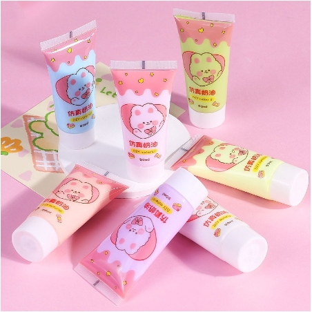 Jual (Free Spuit) Deco Cream 50ml Liquid Clay DIY Hias Case Frame Lem ...