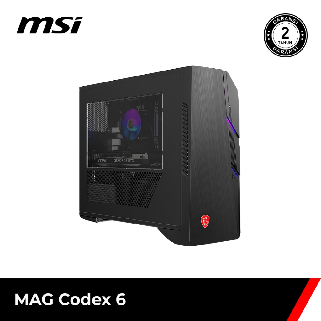 Jual MSI MAG Codex 6 (I7 14700F, RTX 4060, 16GB, HDD 1TB, SSD 512GB, Win 11 & OHS) | Shopee ...