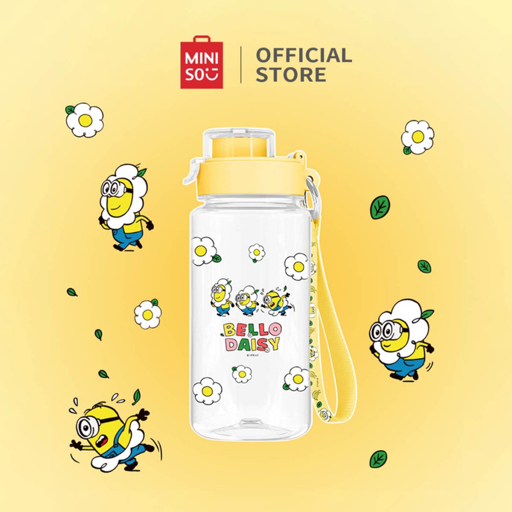 Jual Miniso Daisy Minions Collection Bottle Botol Plastik Dengan Tali ...