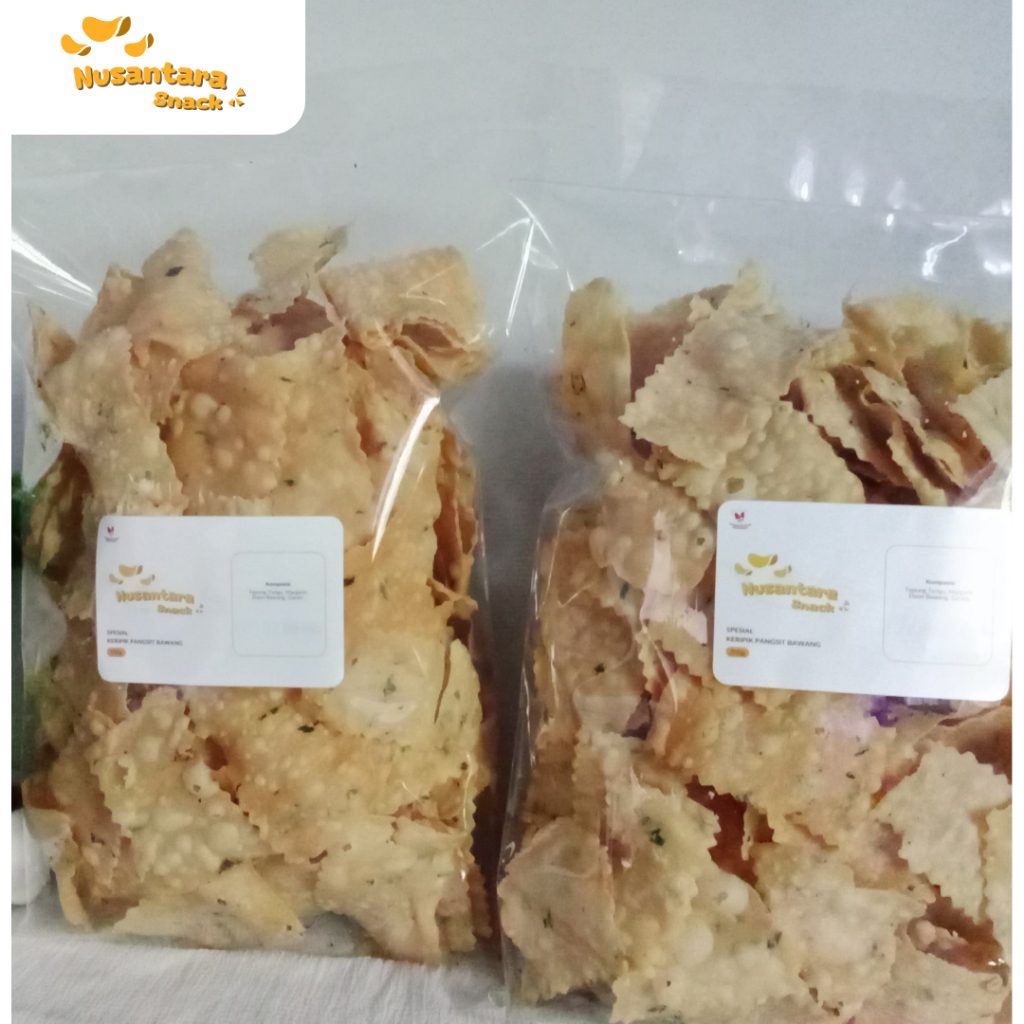 Jual Paket Keripik Pangsit Bawang isi 2 pcs (500 gram) | Shopee Indonesia