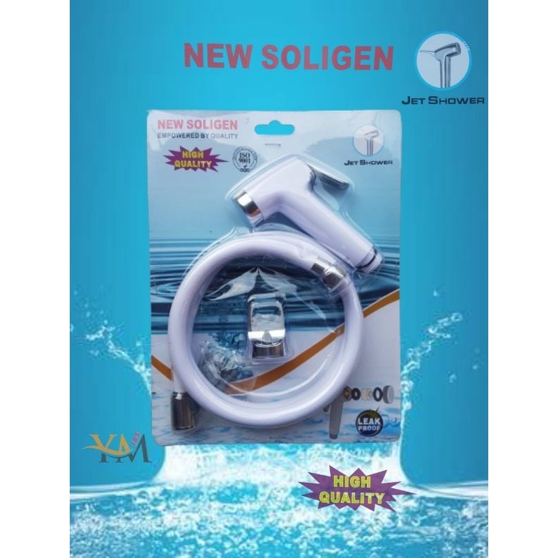 Jual Soligen Jet Shower Bidet - Cebok 1,2m Warna Putih #Ivory#Biru# ...