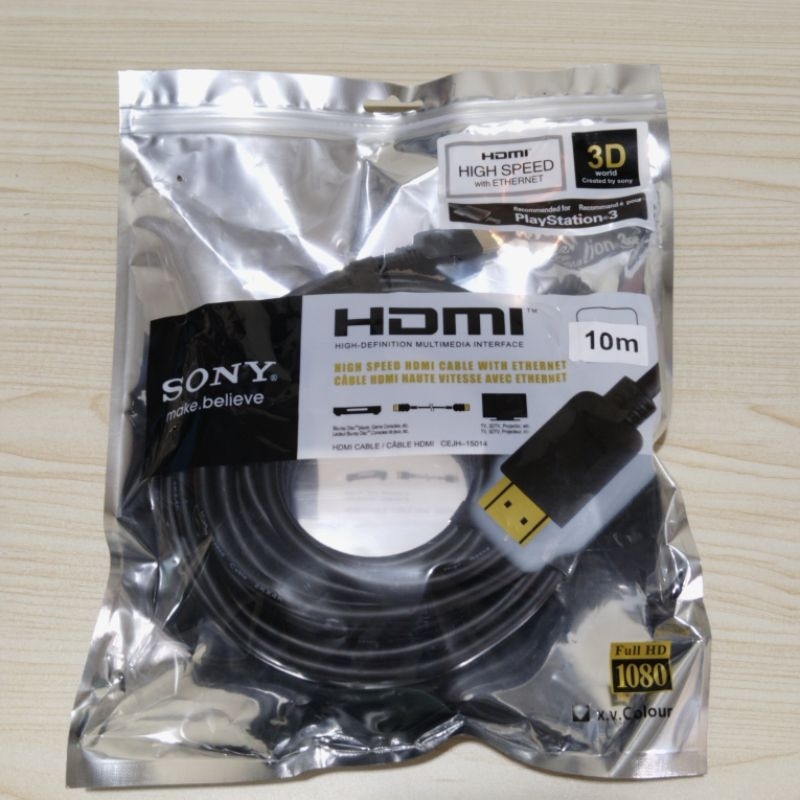Jual Kabel Hdmi 10m 15m 20m SONY / kabel hdmi to hdmi 10 Meter 15meter 20 meter SONY | Shopee ...