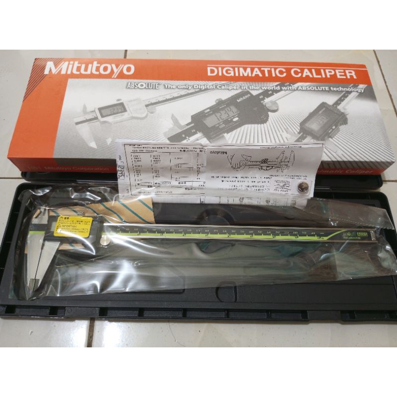 Jual Caliper Sigmat digital merk Mitutoyo 0-300 mm Mitutoyo Sigmat 12 inch digital caliper 300 ...