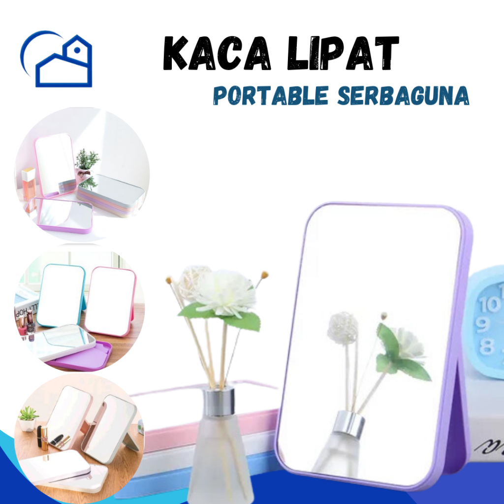 Jual Kaca Rias MakeUp Portable Lipat / Kaca Rias Minimalis 10217 ...