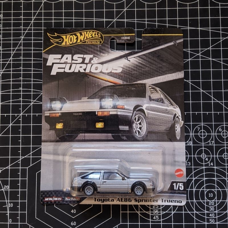 Jual HOT WHEELS PREMIUM TOYOTA AE86 SPRINTER TRUENO FAST AND FURIOUS ...