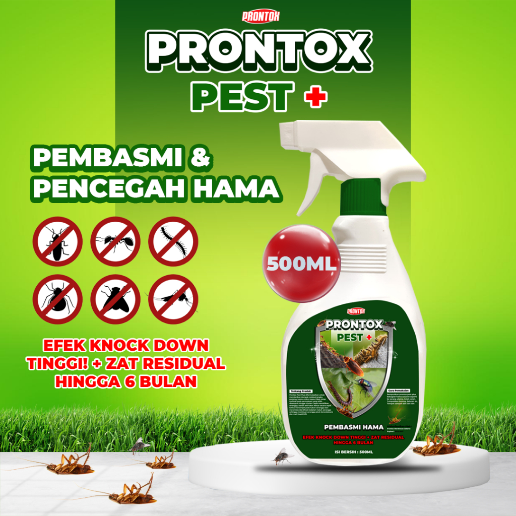 Jual Racun Kecoa PRONTOX PEST PLUS Pembasmi Kecoa lalat Cacing Kaki ...