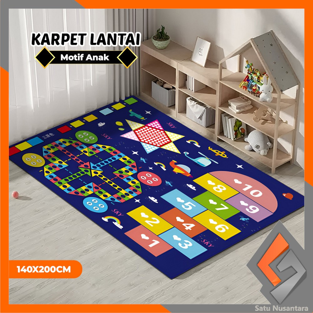 Jual SN-C784 Karpet Lantai Anak Playmate 140X200 / Karpet Kamar Tidur ...