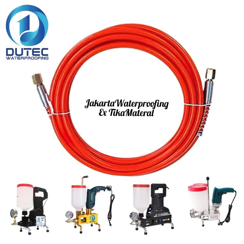 Jual Selang pipa injeksi beton J-121/ J-111 / M12 High Pressure Pipe 5M ...