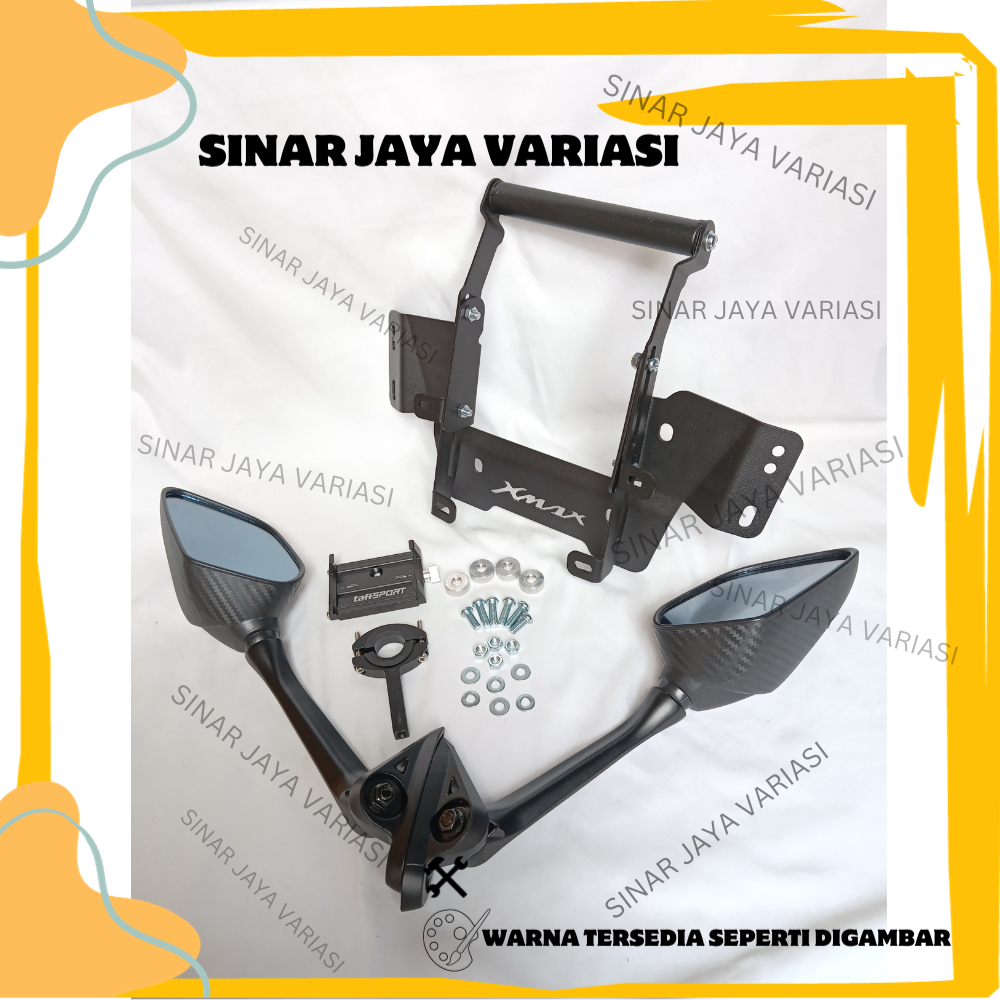 Jual PAKET BREKET SERVO SERPO SPION R25 DAN HOLDER HP ALUMUNIUM MOTOR ...