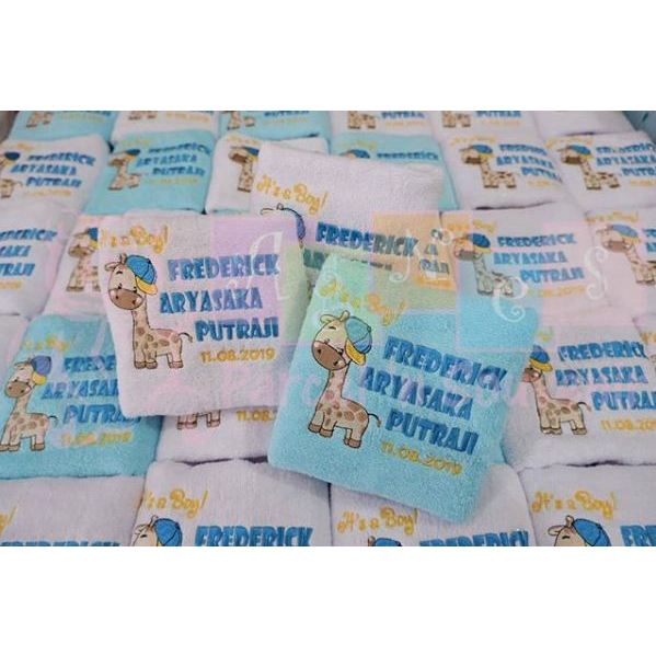 Jual Handuk custom tipe A berbagai ukuran/packing handuk | Shopee Indonesia