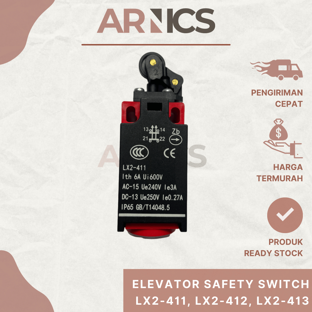 Jual Elevator Safety Switch Otis LX2-411, LX2-412, LX2-413, LX2-414 / Sparepart Lift | Shopee ...