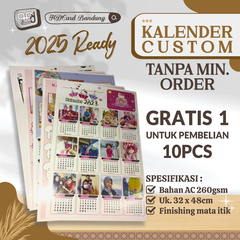 Jual Kalender Foto Kalender Custom Satuan | Shopee Indonesia