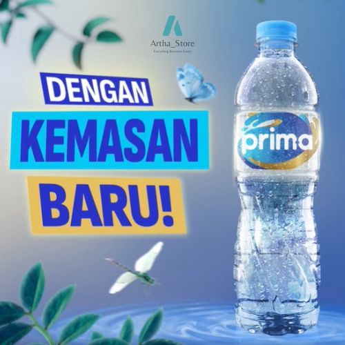 Jual AIR PRIMA 600ML AIR MINERAL ISI 24 BOTOL | Shopee Indonesia