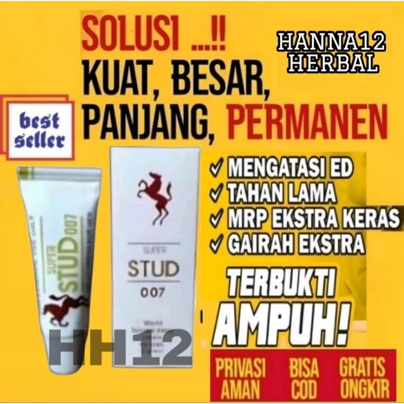 Jual Super Stud 007 Original 100% Alami Obat Kuat Tahan Lama diRanjang Anti Ejakulasi | Shopee ...