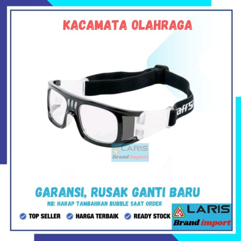 Jual TaffSPORT Kacamata Olahraga Sport Frame Glasses - Hitam | Shopee ...