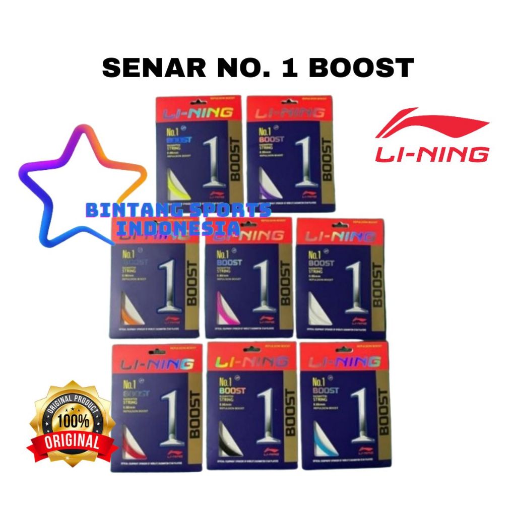 Jual STRING SENAR LINING NO 1 BOOST NO.1 BOOST ORIGINAL | Shopee Indonesia