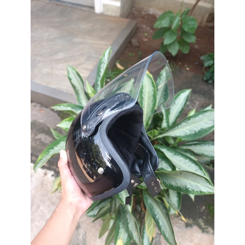 Jual Helm Slimhead TX 500 / Helm Custom / Chopper | Shopee Indonesia