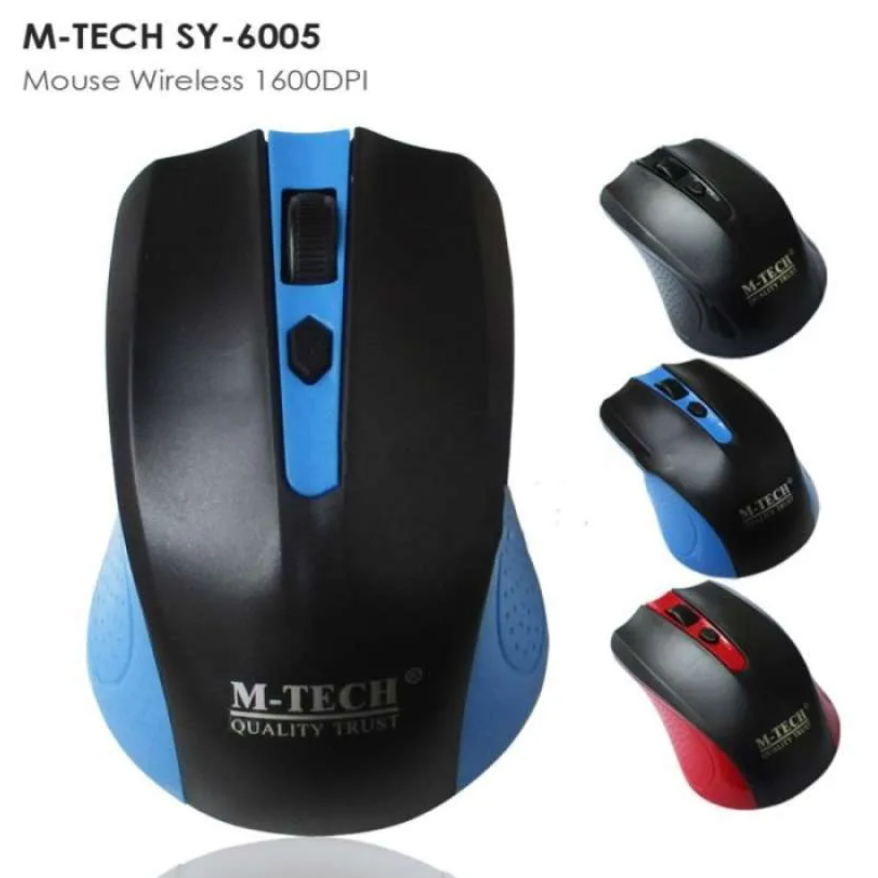Jual Mouse Wireless M-tech SY-6005 2.4 GHZ | Shopee Indonesia
