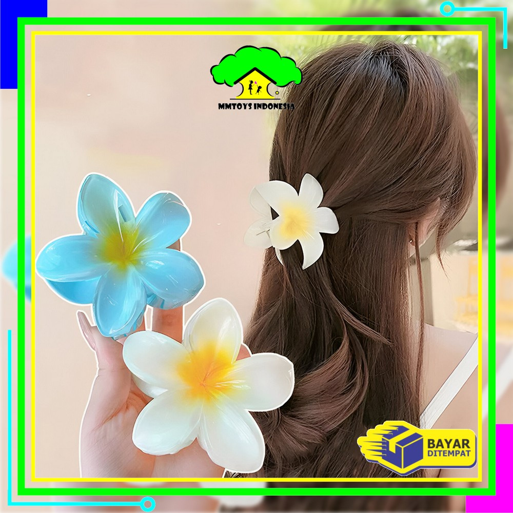 Jual MI-C1092 Jepit Rambut Bunga Kamboja Wanita Hair Clip / Jepitan ...