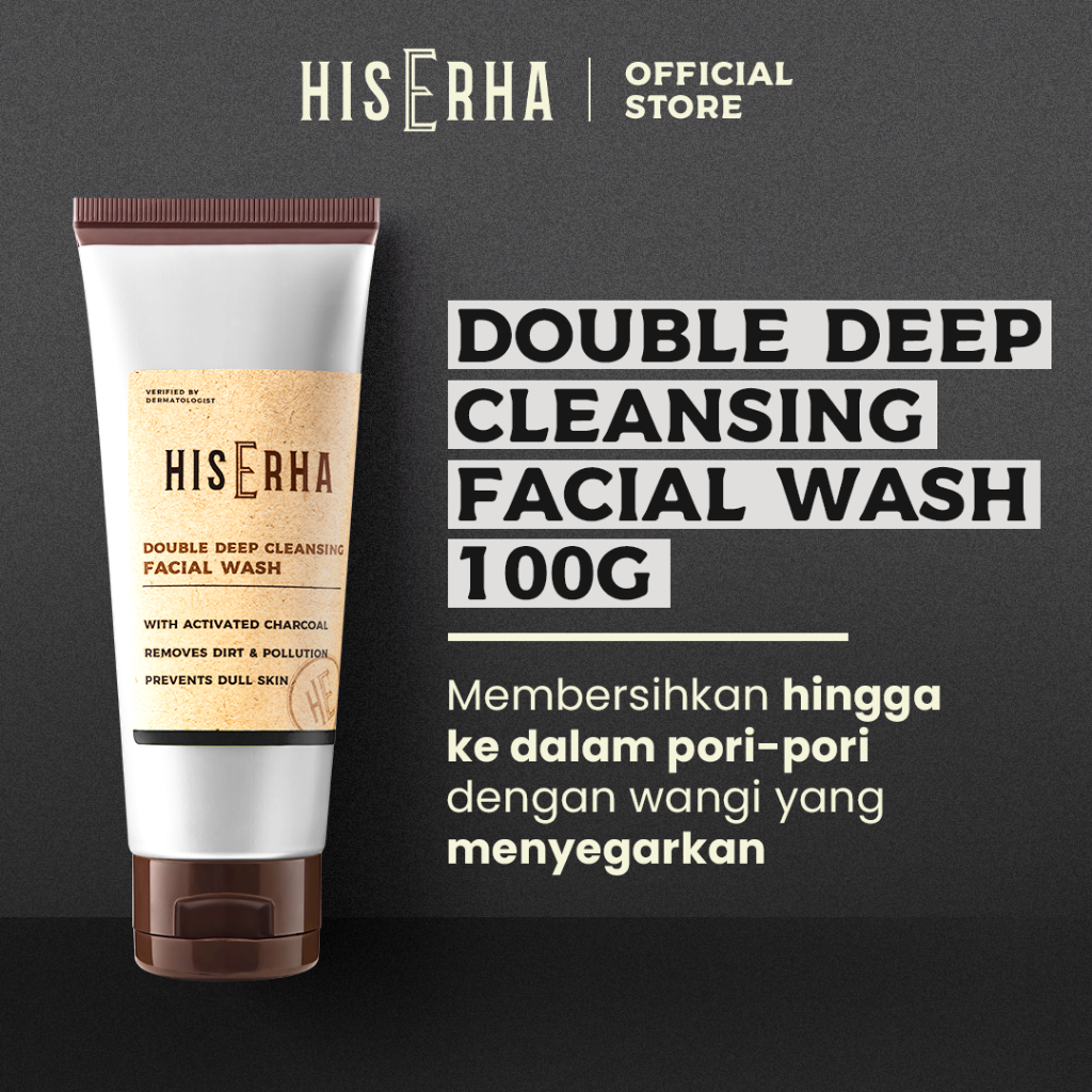 Jual HIS ERHA Double Deep Cleansing Facial Wash 100gr - Sabun Cuci Muka ...