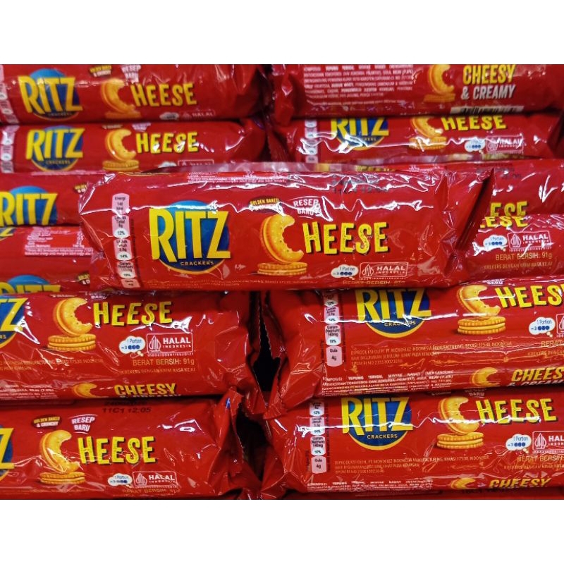 Jual Ritz biskuit sandwich crackers cheese 91gr | Shopee Indonesia