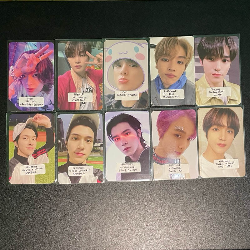 Jual NCT 127 NCT Dream WayV PC Photocard Yuta 2 Baddies; Chenle ...