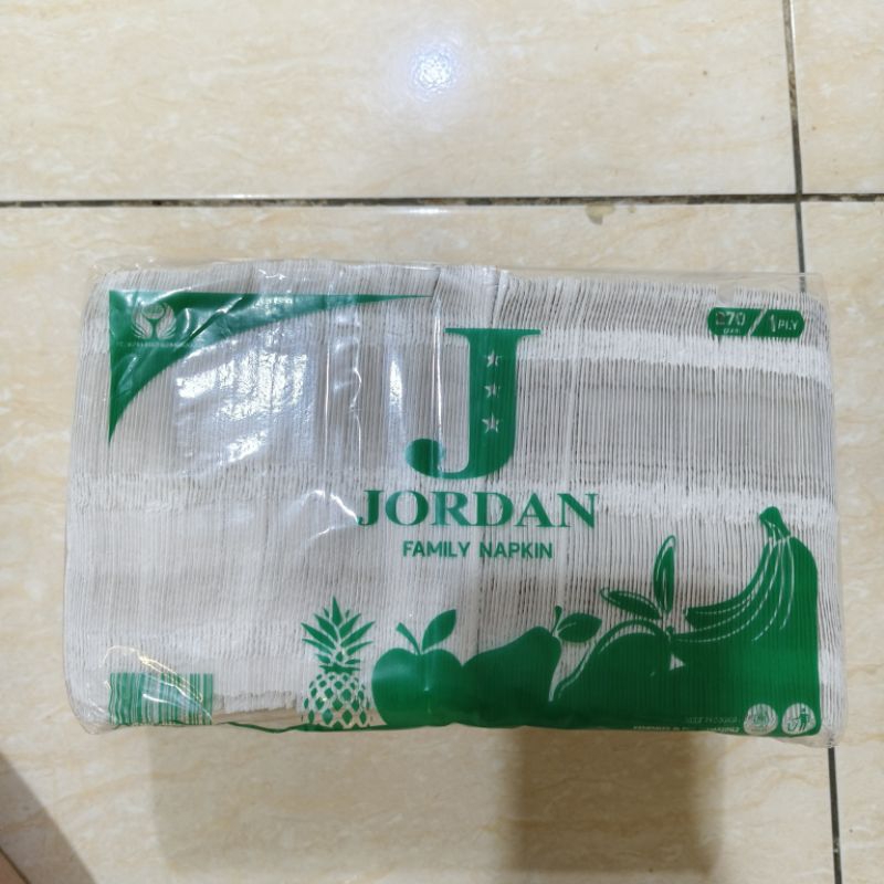 Jual TISU NAPKIN LEMBARAN 1 PLAY MEREK JORDAN ISI 40S & 270S / TISU ...