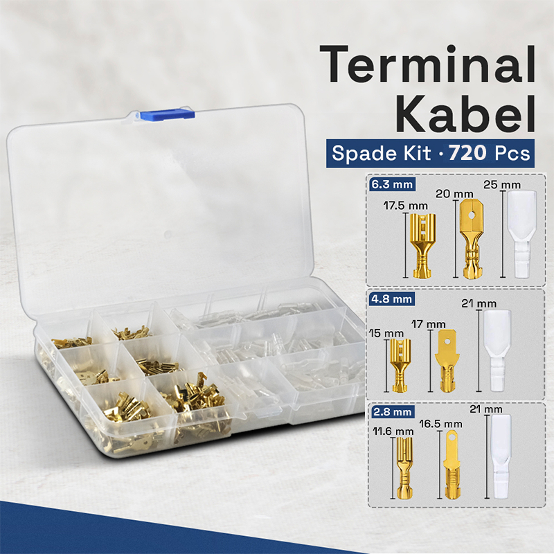 Jual Skun Gepeng Motor Dan Mobil Terminal Konektor Skun Cewek Cowok Kit ...