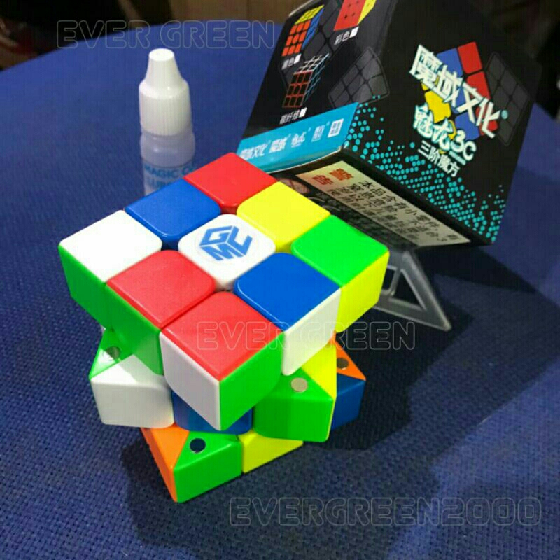Jual Cube Magnet 3x3 Stickerless (Tanpa Sticker) Magnetic Cube / Speed ...