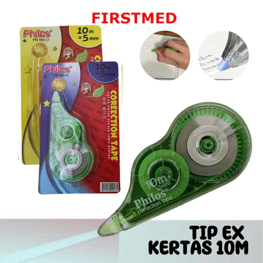 Jual TIP EX KERTAS ROLL | Correction Tape 10 METER | STIPO KERTAS ...