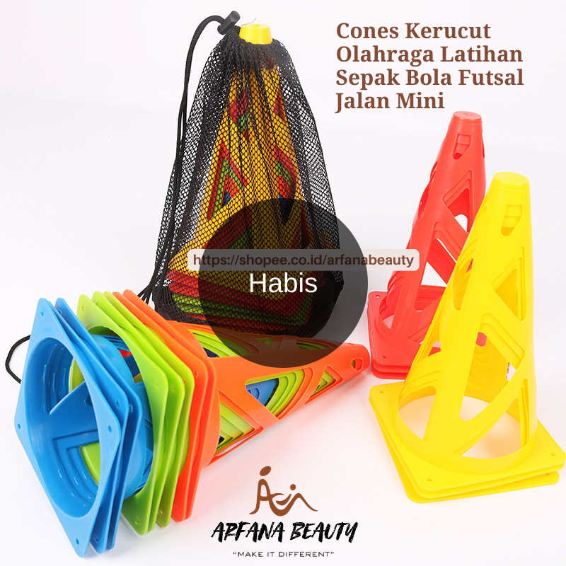 Jual Cone Cones Kerucut Krucut Olahraga Latihan Sepak Bola Futsal Jalan ...