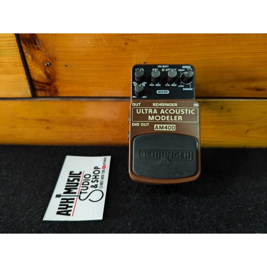 Jual Behringer Ultra Acoustic Modeler | AM400 | Efek Gitar | Shopee ...